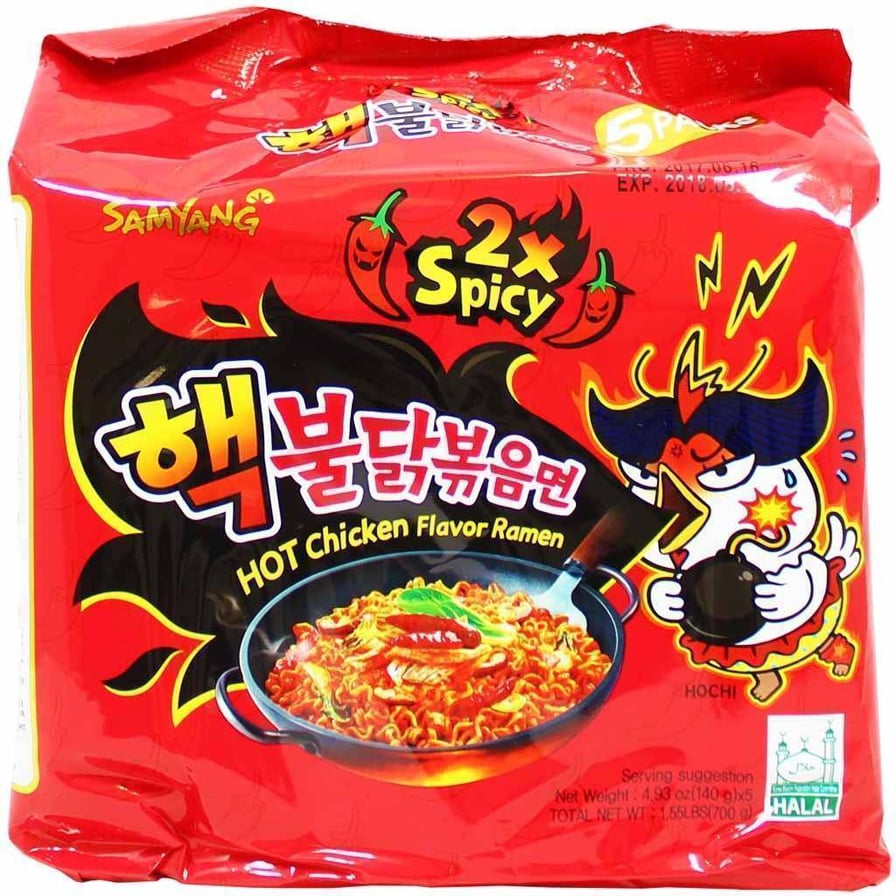 Samyang Buldak 2x Spicy HOT Chicken Flavor Ramen 1 Pack Moslawala Samyang Buldak 2x Spicy HOT Chicken Flavor Ramen 1 Pack Moslawala